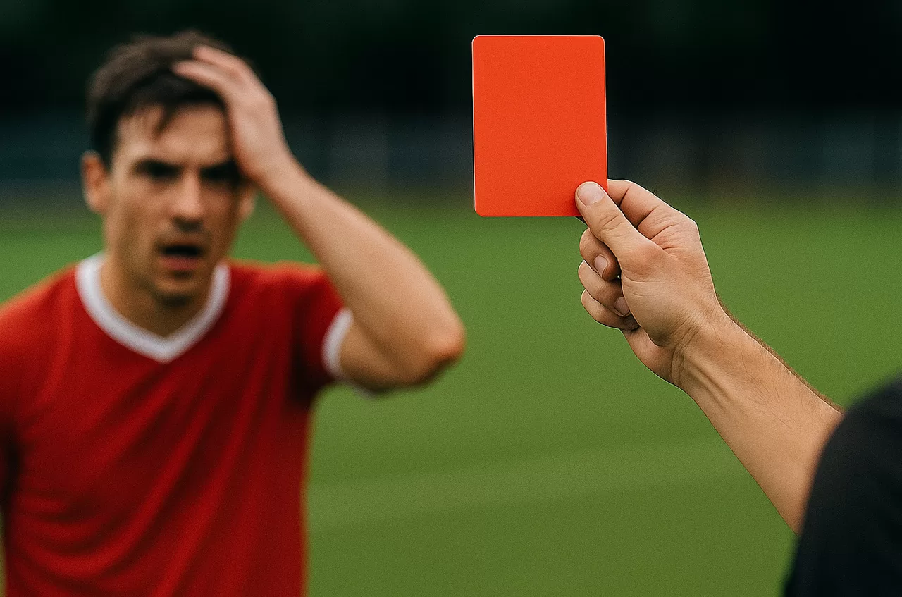 En qué momentos se usa la tarjeta roja en el fútbol - El Viejo Var
